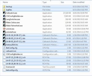 Support – Finding Files - Cellwatch